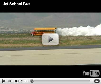 Jet-Powered School Bus Go Up To 367 MPH ~ MegaMachine